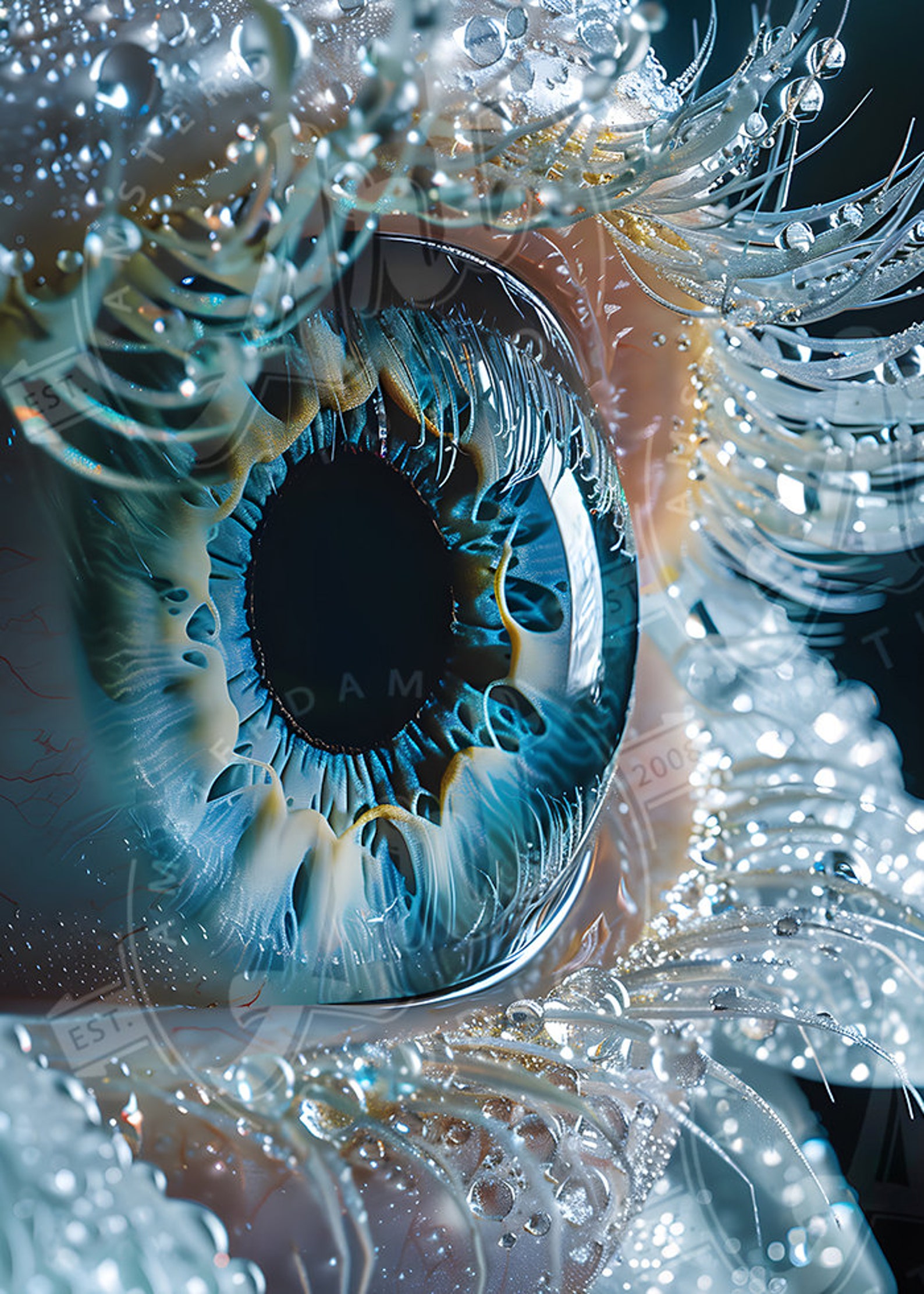 Downloadable Print. Mesmerizing Artwork of Microscopic Eyes. Enjoy Our ...