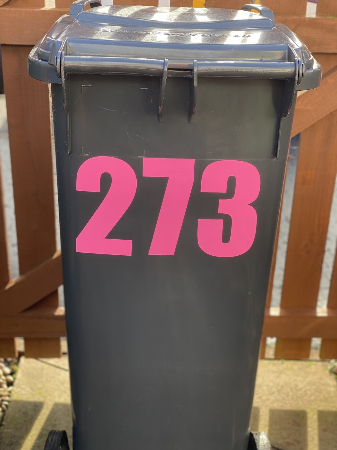 Wheelie Bin Numbers, Bin Numbers, Bin Stickers, Custom Wheelie Bin ...
