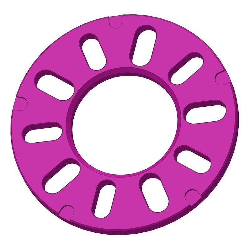 Wheel Spacer 5x100-130 12-piece STL Download (1-30mm) - Etsy