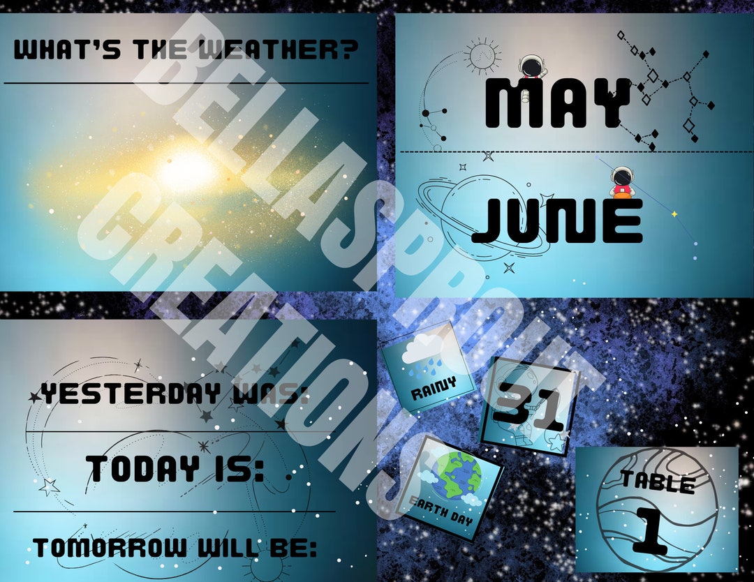 Space Theme Classroom Decor - Etsy