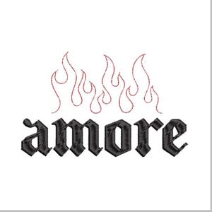 Amore Design | 3 Sizes | Machine Embroidery - Etsy