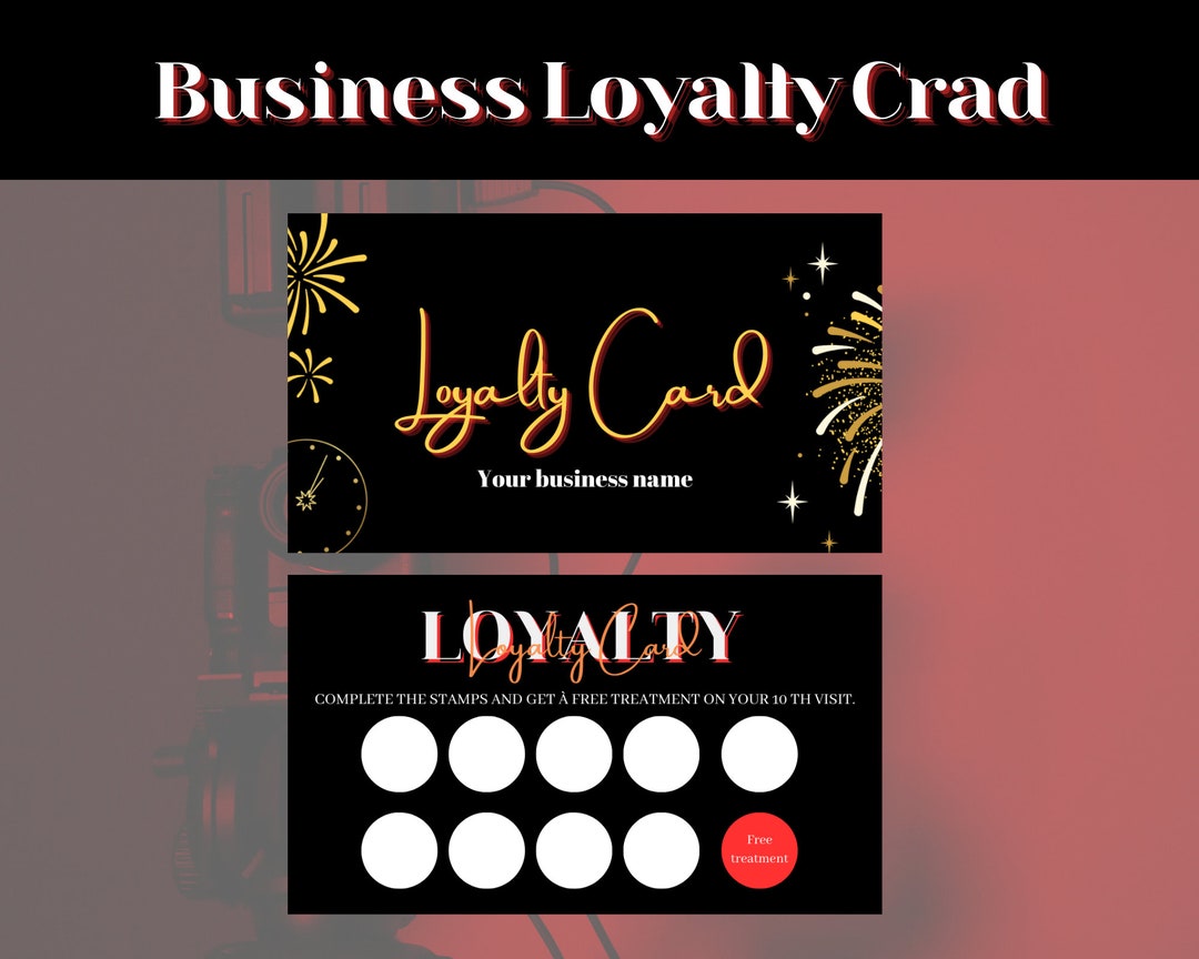 Business Loyalty Card - Etsy
