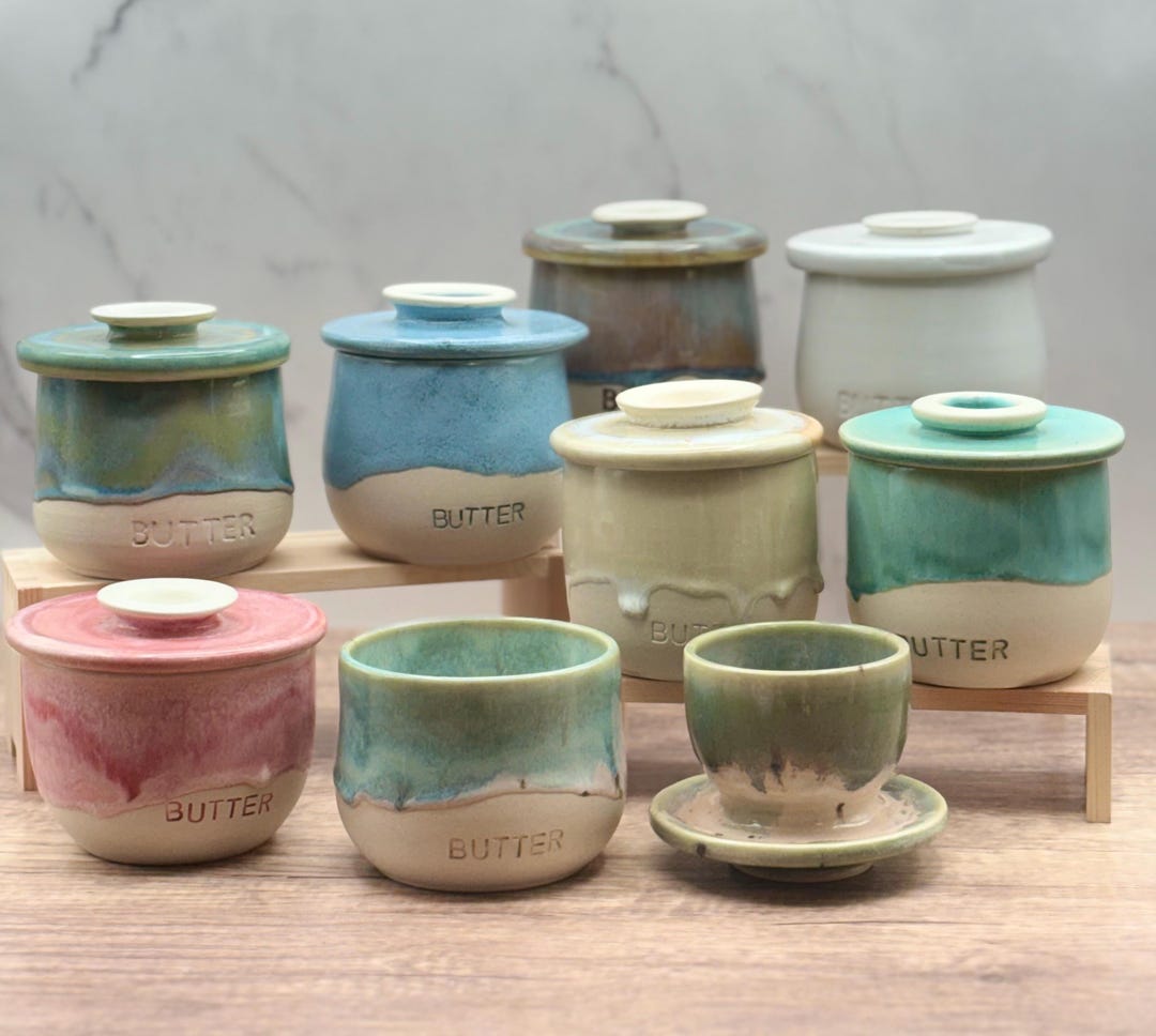 Handmade Ceramic Butter Bell, Stoneware Butter Crock, Kitchen Decor - Etsy
