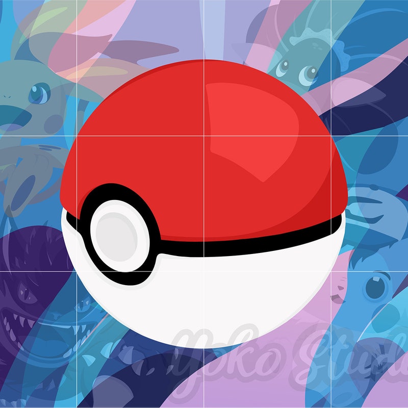 Pokeball Svg - Etsy