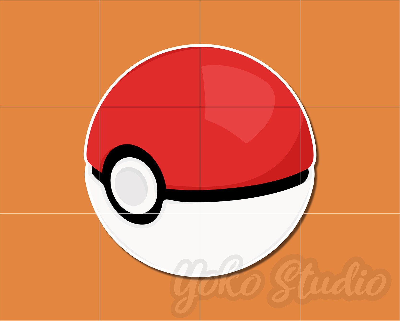 Pokeball Svg, Pokemon Digital File, Poke Cricut Vector, Download File ...