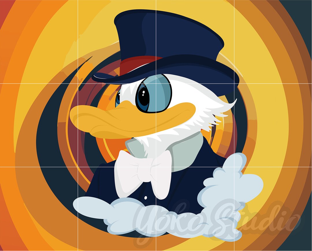 Scrooge Mcduck, Digital File, Cricut Vector, Download File, Clipart ...