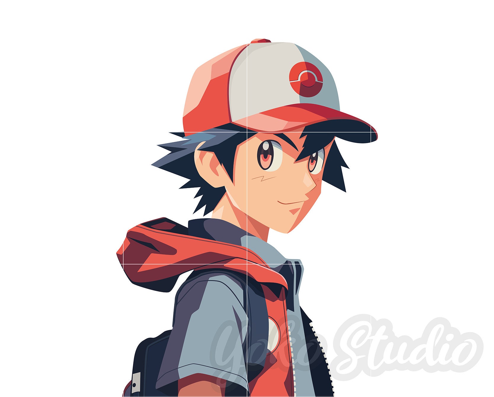 Ash Svg, Pokemon Digital File, Poke Cricut Vector, Download File, Poke ...