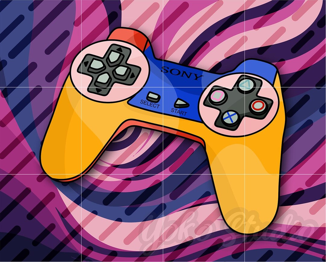 Game Controller PS1 Svg, Digital File, Cricut Vector, Download File ...