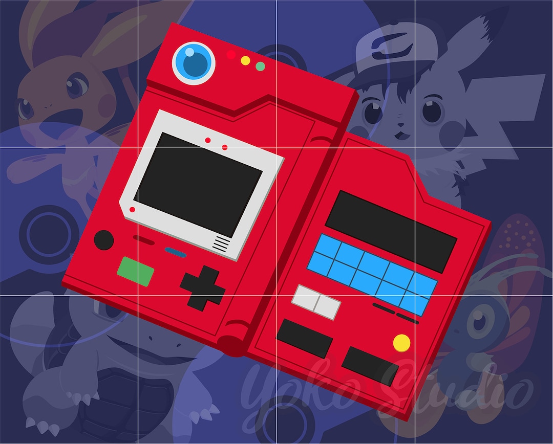 Pokedex Svg, Pokemon Digital File, Poke Cricut Vector, Download File ...