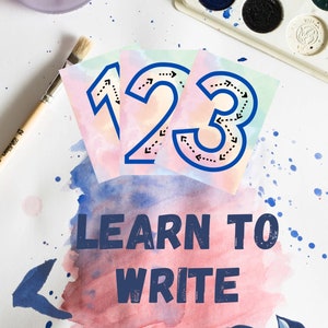 Printable Number Writing Worksheets for Kids Learn to Write Numbers ...