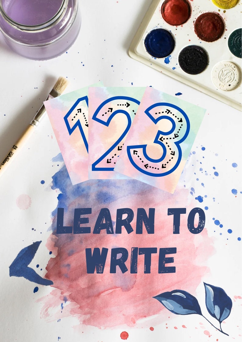 Printable Number Writing Worksheets for Kids Learn to Write Numbers ...