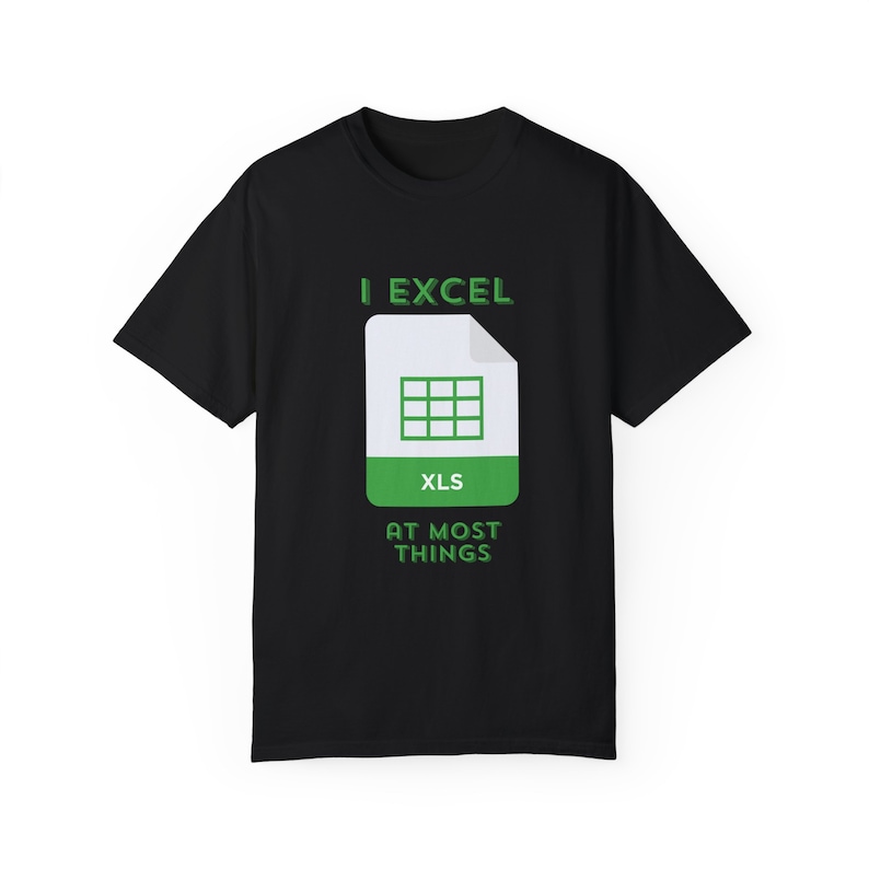 Excel Spreadsheet T-shirt – Funny Data Analyst Accountant Meme Tee ...