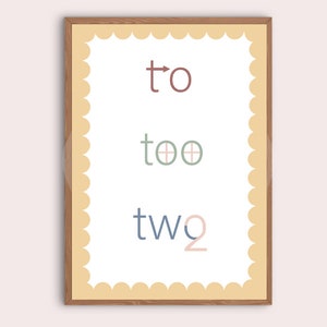 Homophones, Contractions Poster for Primary School, With Illustrations ...