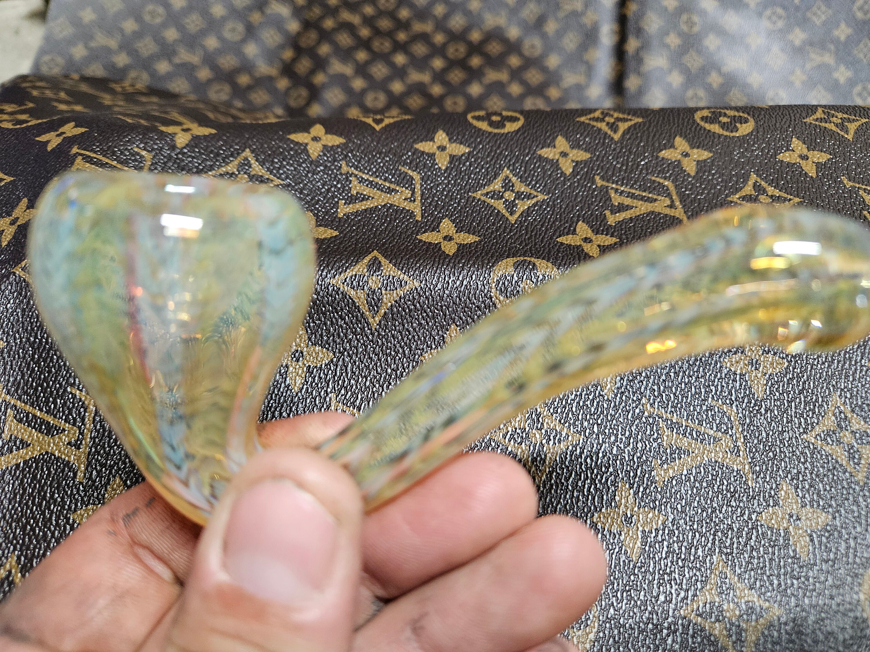 Vintage 90s Bob Snodgrass Studio Glass Pipe - Etsy