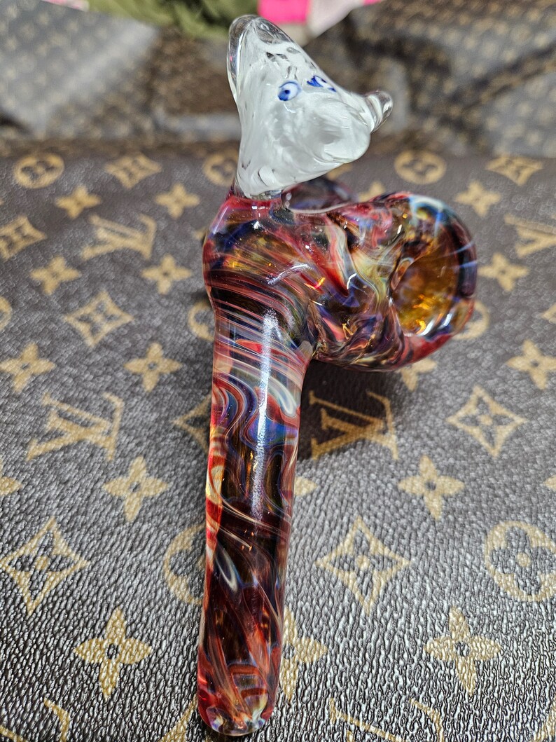 Vintage 90s Bob Snodgrass Studio Glass Pipe - Etsy