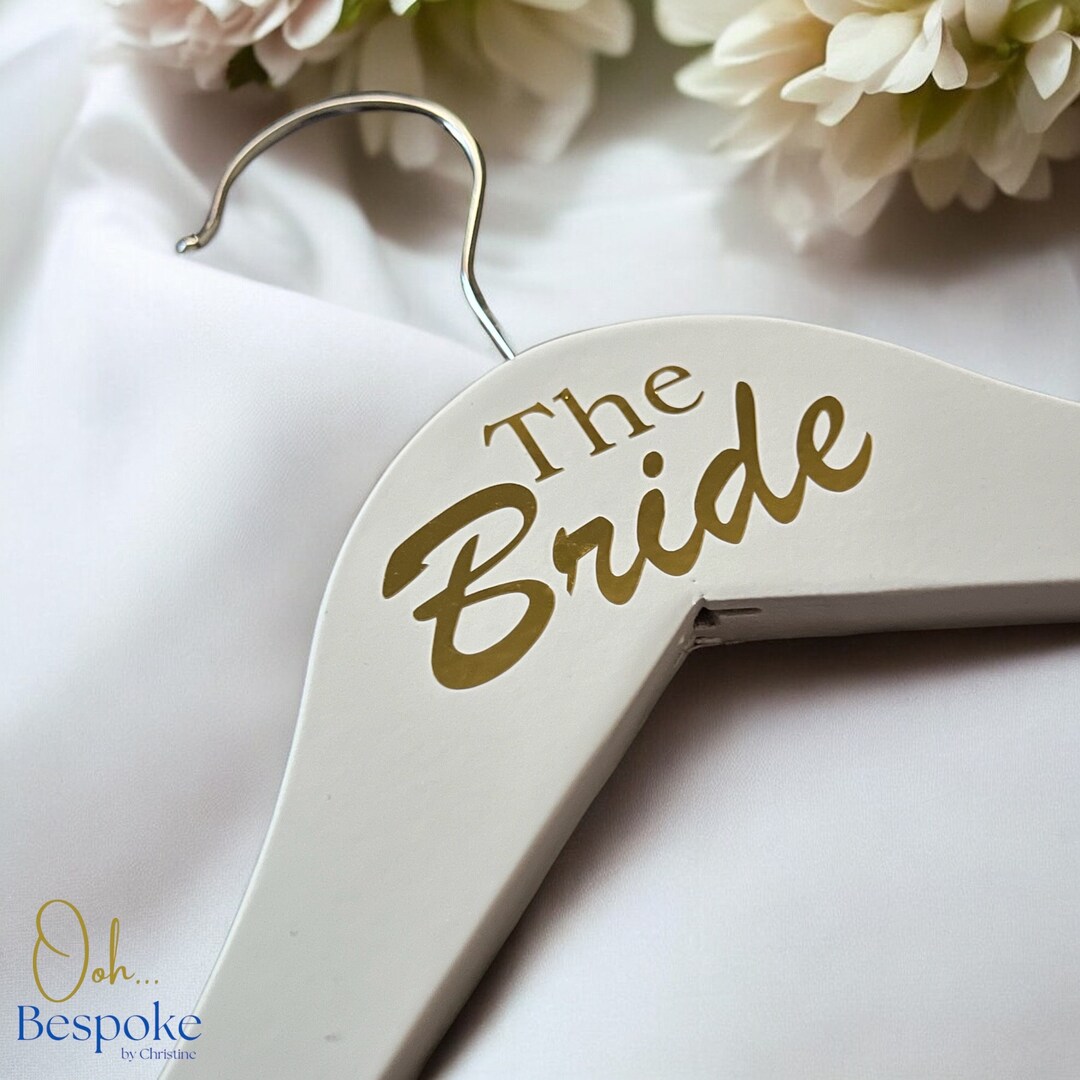 Personalised Wedding Hangers Wedding Day Hangers Bridesmaid Box Wedding ...