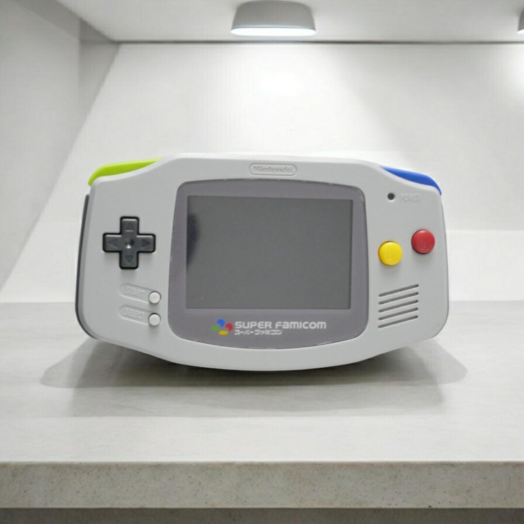 Custom Super Famicom Game Boy Advance With IPS Screen Unique Retro Gaming Console - Etsy