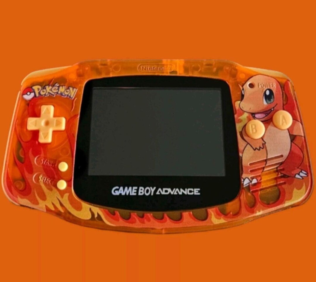 Red IPS Custom Gameboy Handheld Console, Backlit Screen, Retro Gaming ...