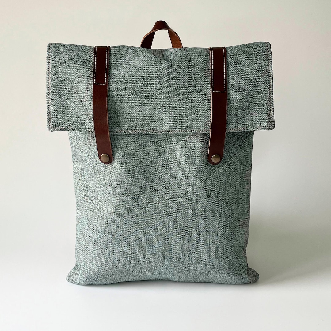 Zippered Backpack, Snap Backpack, Fabric Backpack, Small Backpack ...