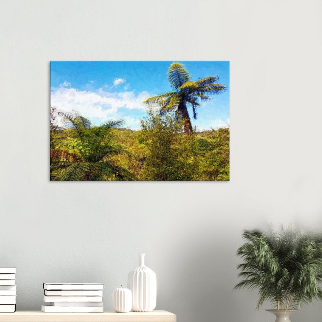 Bush Canopy Digital Art on Canvas - Etsy