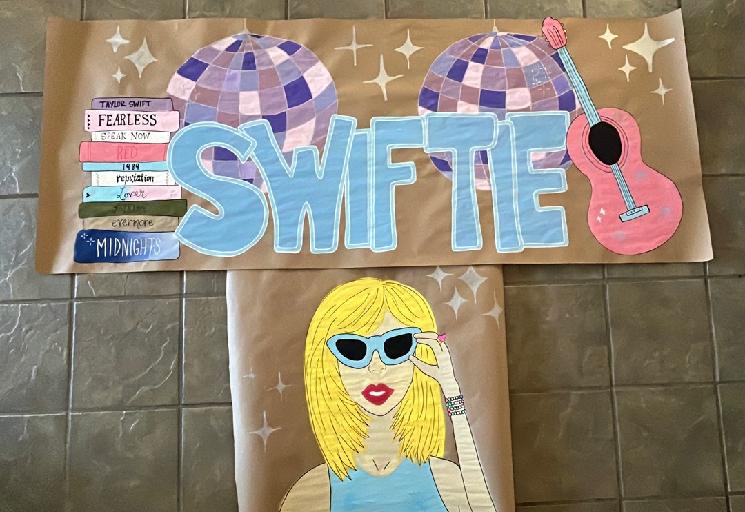 Custom Birthday Paper Banner taylor's Version - Etsy