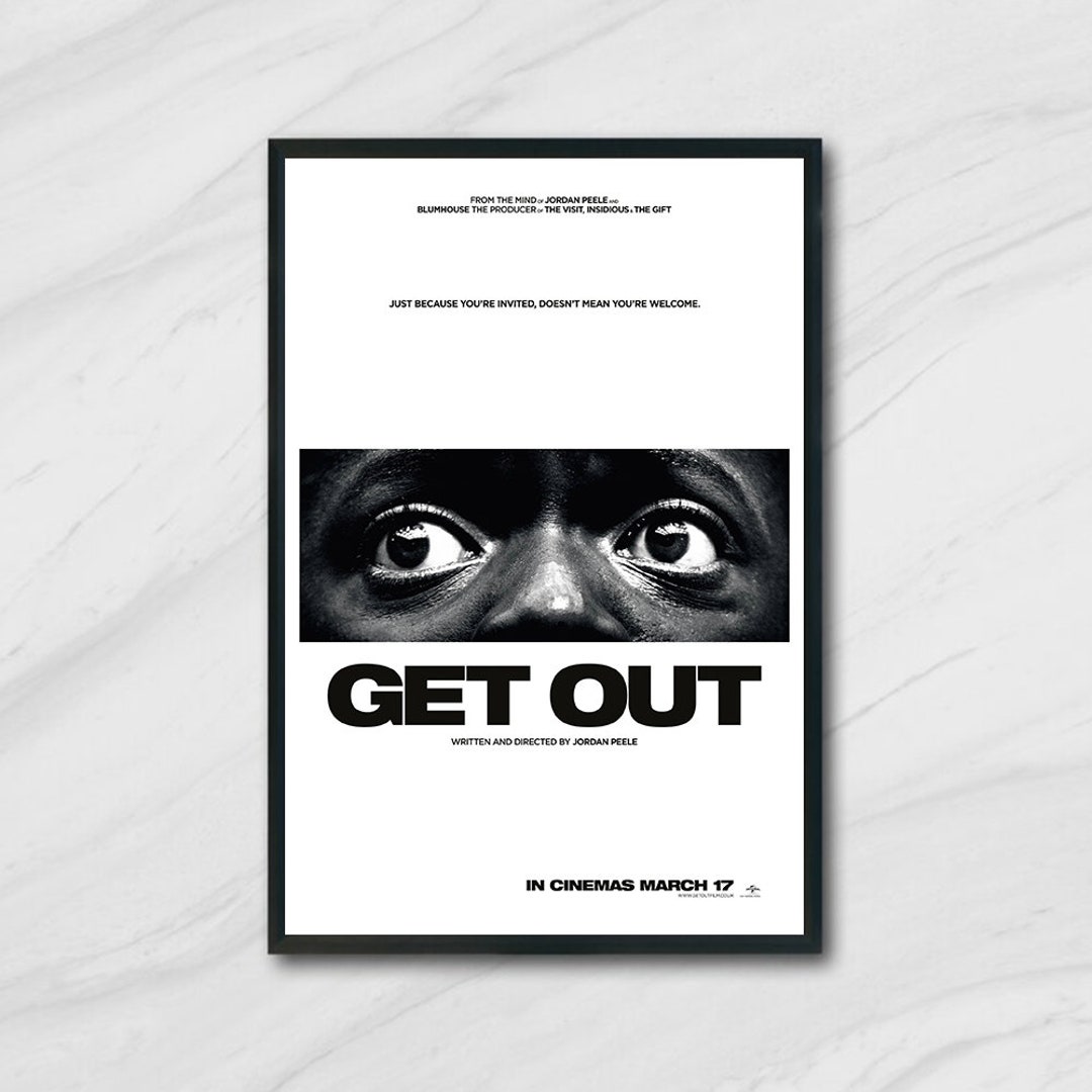 Get Out Horror Movie Poster/home Decor/room Decor/customized Poster/art ...