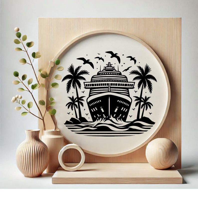 200 Cruise Ship SVG Bundle: Ocean Liner Clipart, Nautical Boat ...