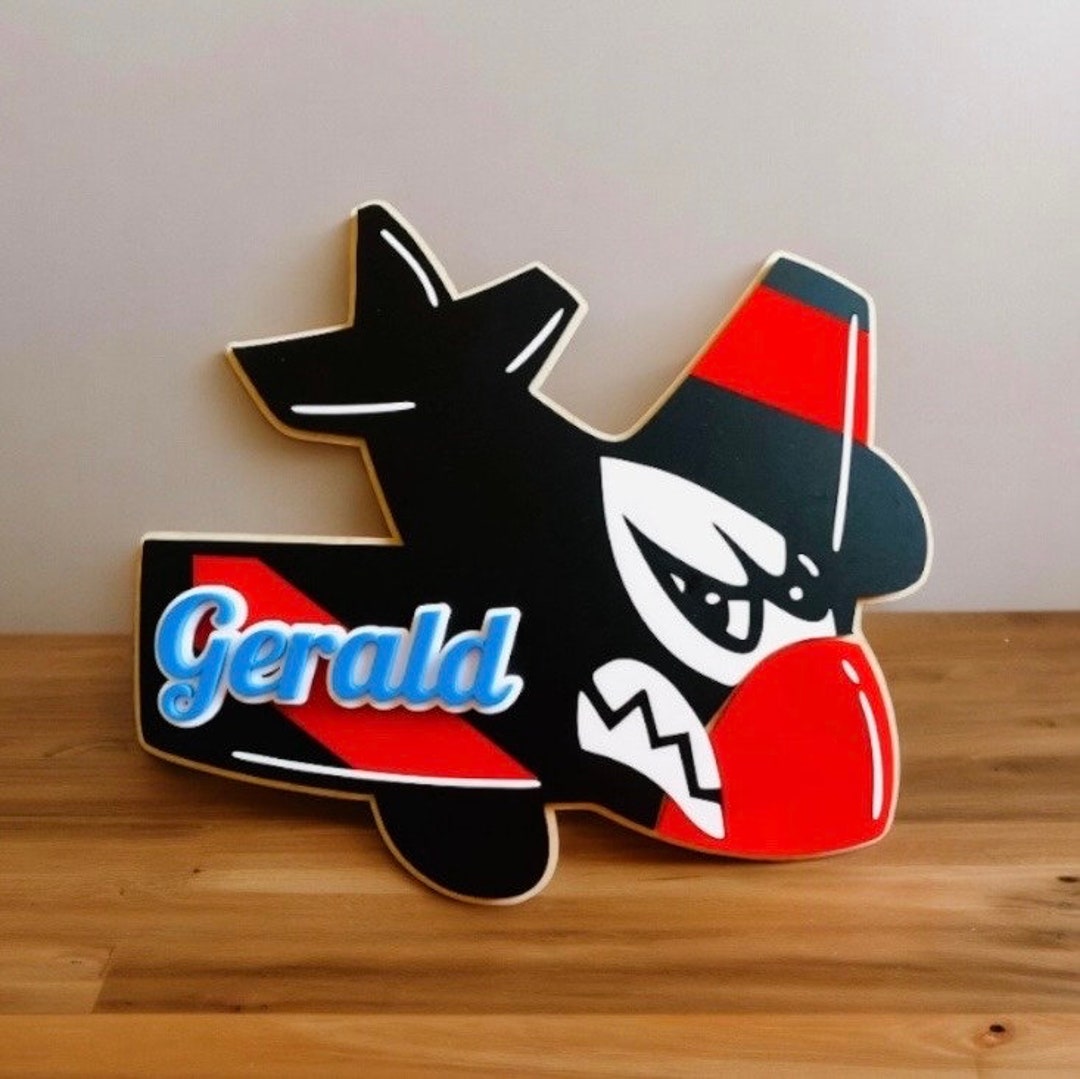 Personalised Essendon Bombers Name Plaque Custom Football Gift AFL Wall ...