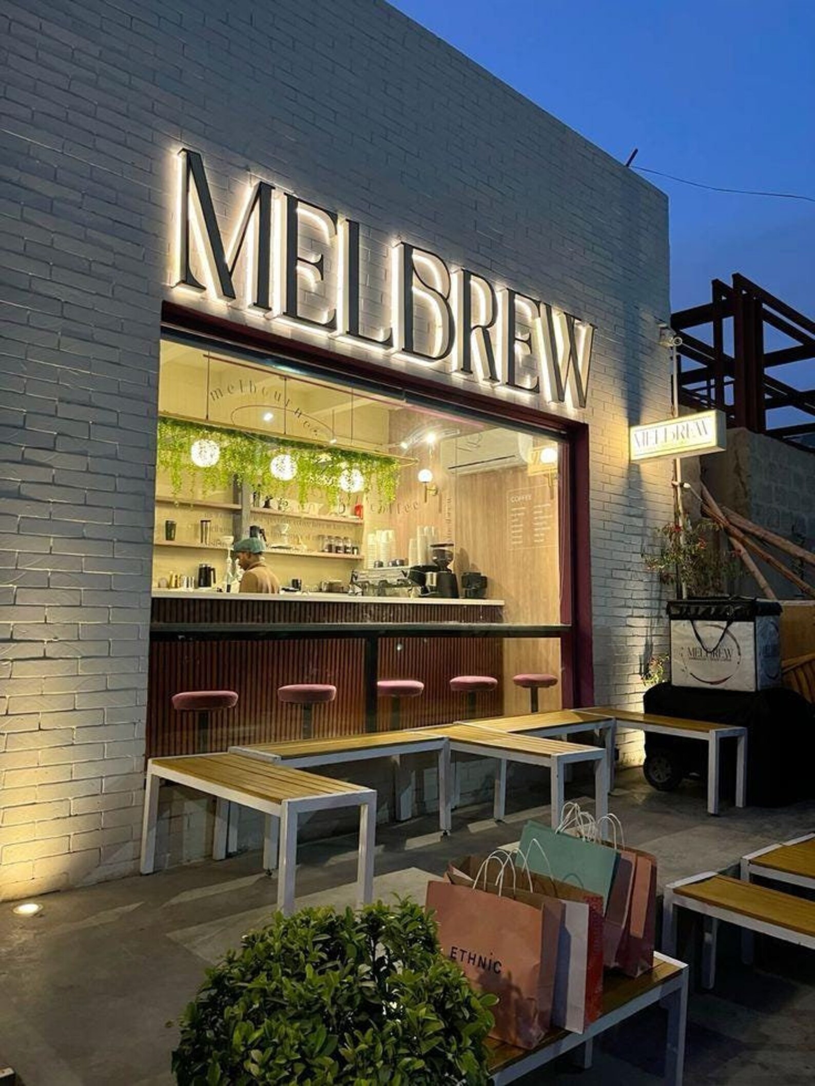 3D Business Storefront Custom Personalized Backlit Metal Sign Outdoor ...