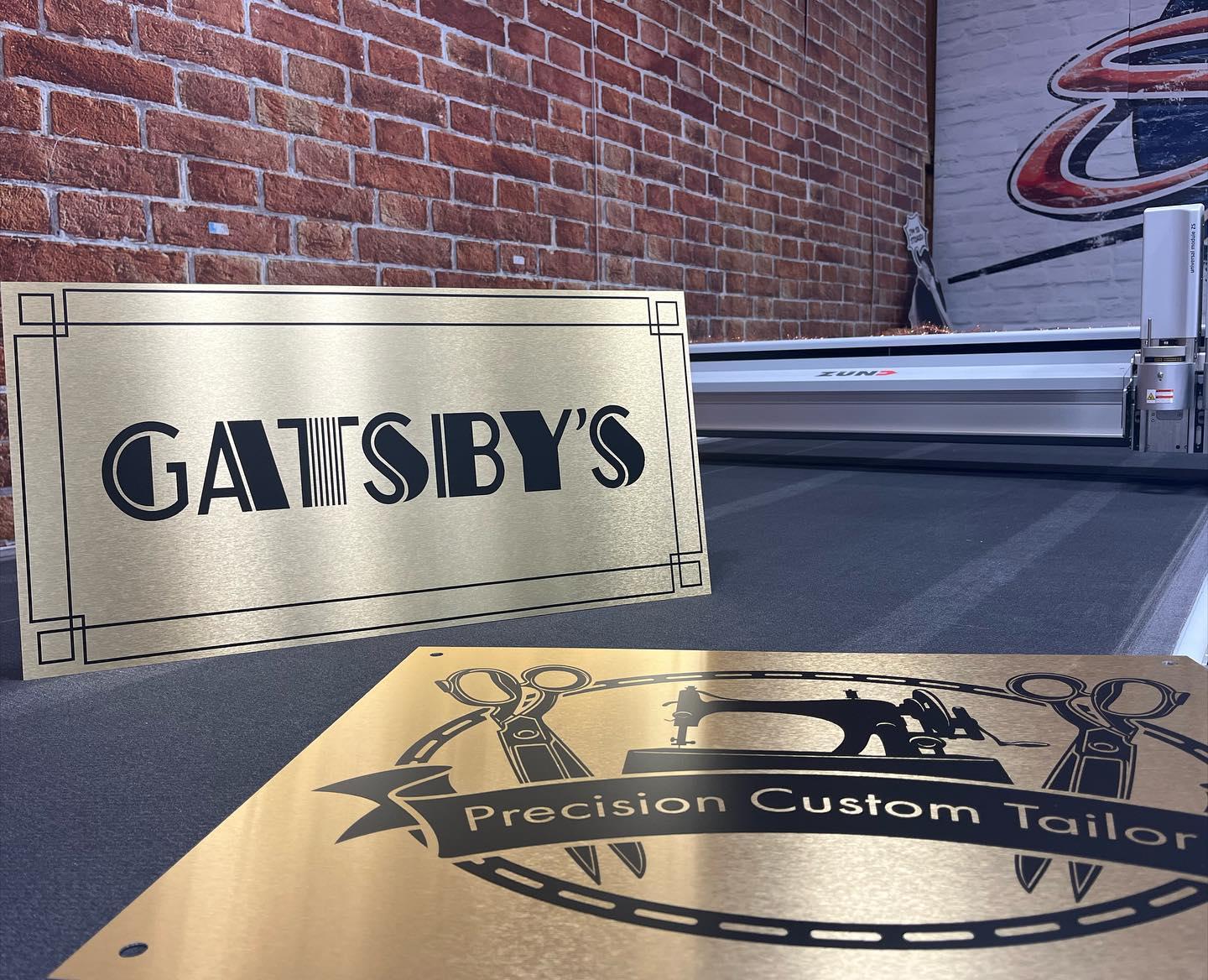 Hanging Blade Sign, Custom Double Sided, Advertising Cafe Sign, Outdoor ...