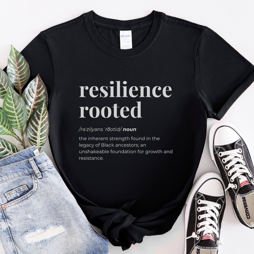 Resilience Rooted T-shirt, Black History, Unisex Softstyle Tee - Etsy ...