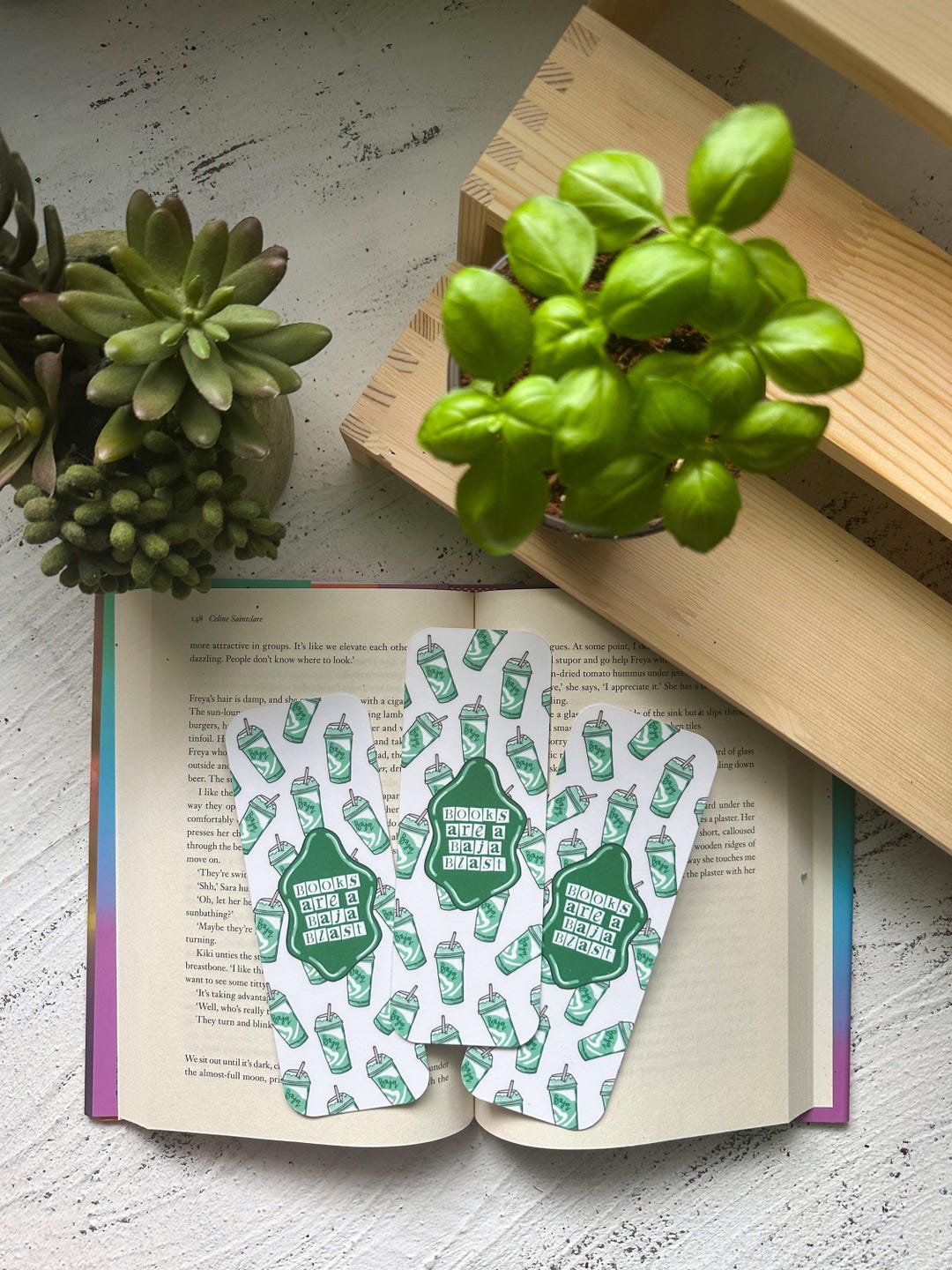 Funny Quote Bookmark, Soda Lovers Gift, Books Are a Blast - Etsy