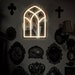 Gothic Cathedral Window Neon Sign: Dark Art Decor - Etsy