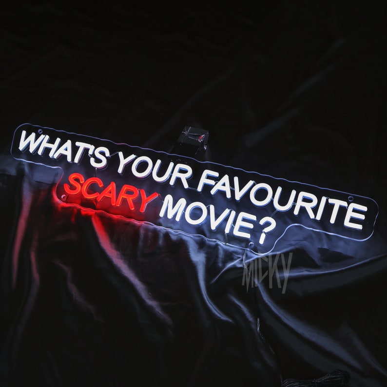 What's Your Favorite Scary Movie Sign | Horror Movie Lover Gift ...
