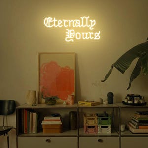 Eternally Yours Neon Sign | Gothic Wedding Decor - Etsy