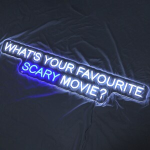 What's Your Favorite Scary Movie Sign | Horror Movie Lover Gift ...
