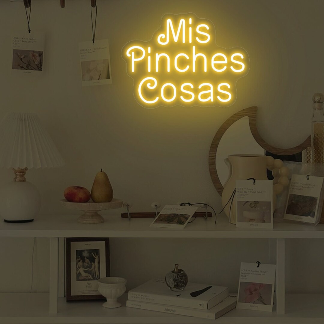 Custom Latina Led Neon Sign,mis Pinches Cosas Latino Sign,latina Pride ...