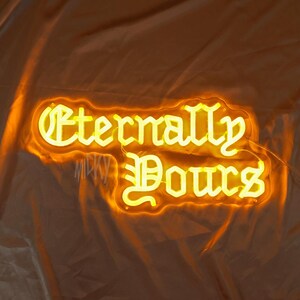 Eternally Yours Neon Sign | Gothic Wedding Decor - Etsy