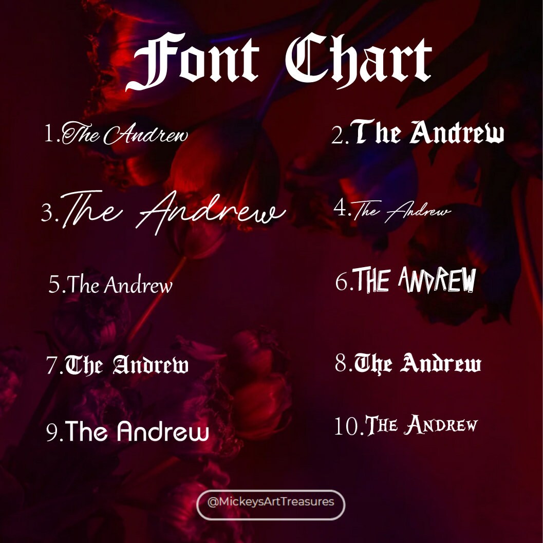 Custom Gothic Wedding Neon Sign Goth Lover Gift Old English Decor ...