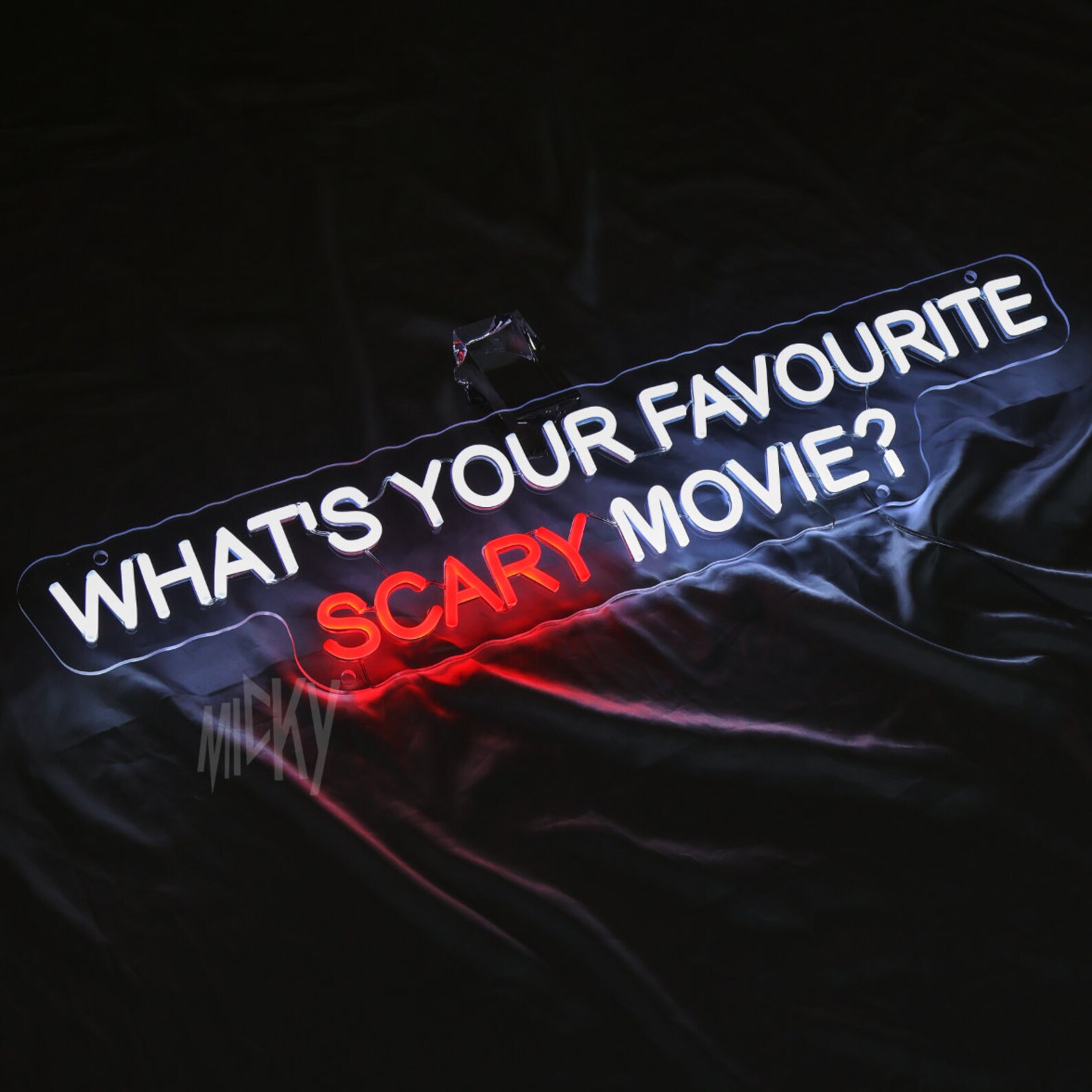What's Your Favorite Scary Movie Sign | Horror Movie Lover Gift ...