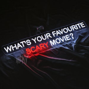 What's Your Favorite Scary Movie Sign | Horror Movie Lover Gift ...