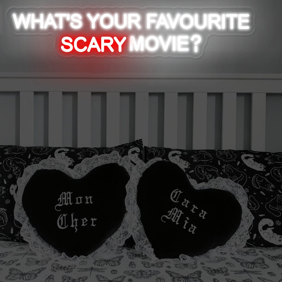 What's Your Favorite Scary Movie Sign | Horror Movie Lover Gift ...