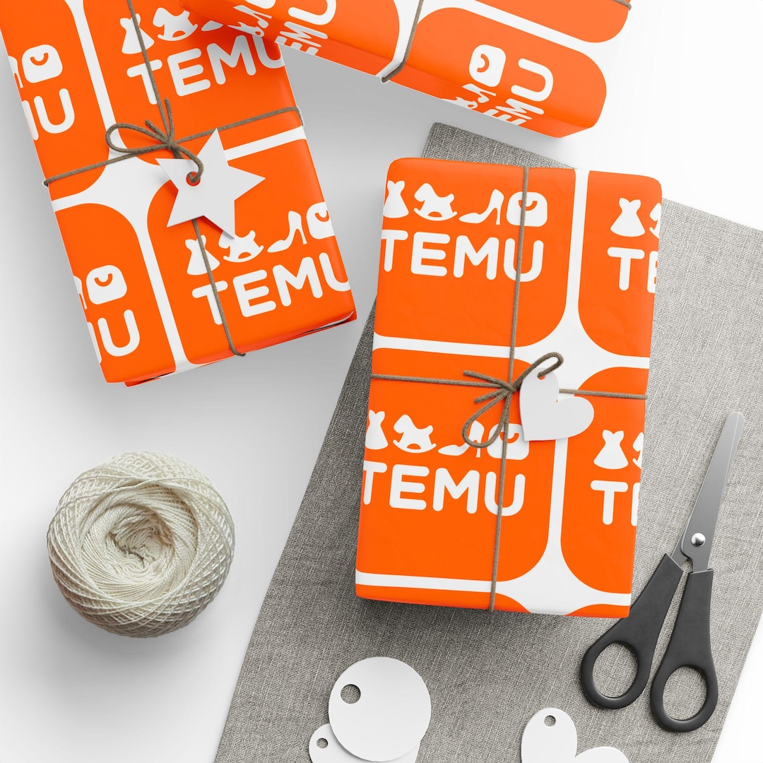 Temu Wrapping Paper - Etsy