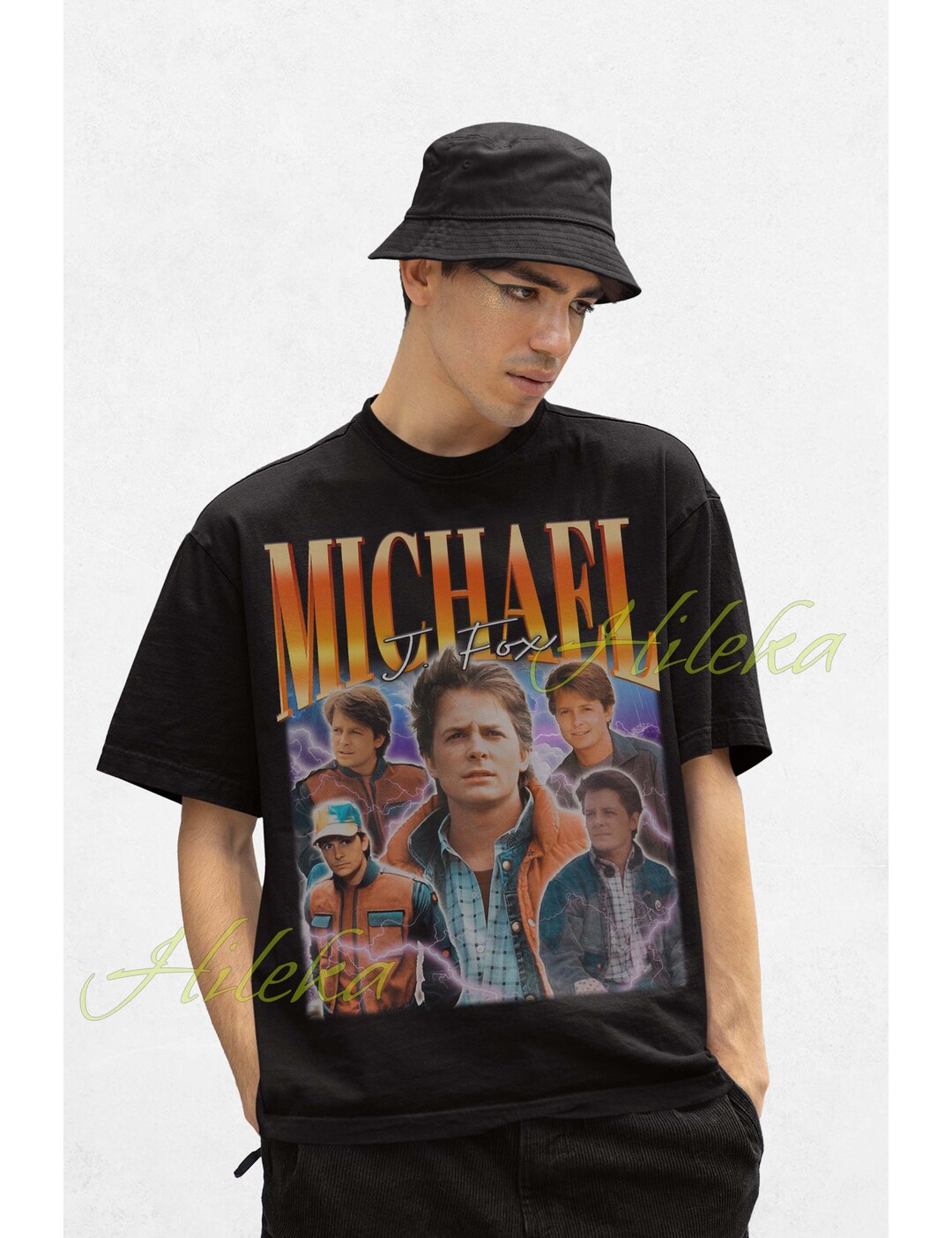 Michael J. Fox Homage T-shirt: Retro Fan Tee - Etsy