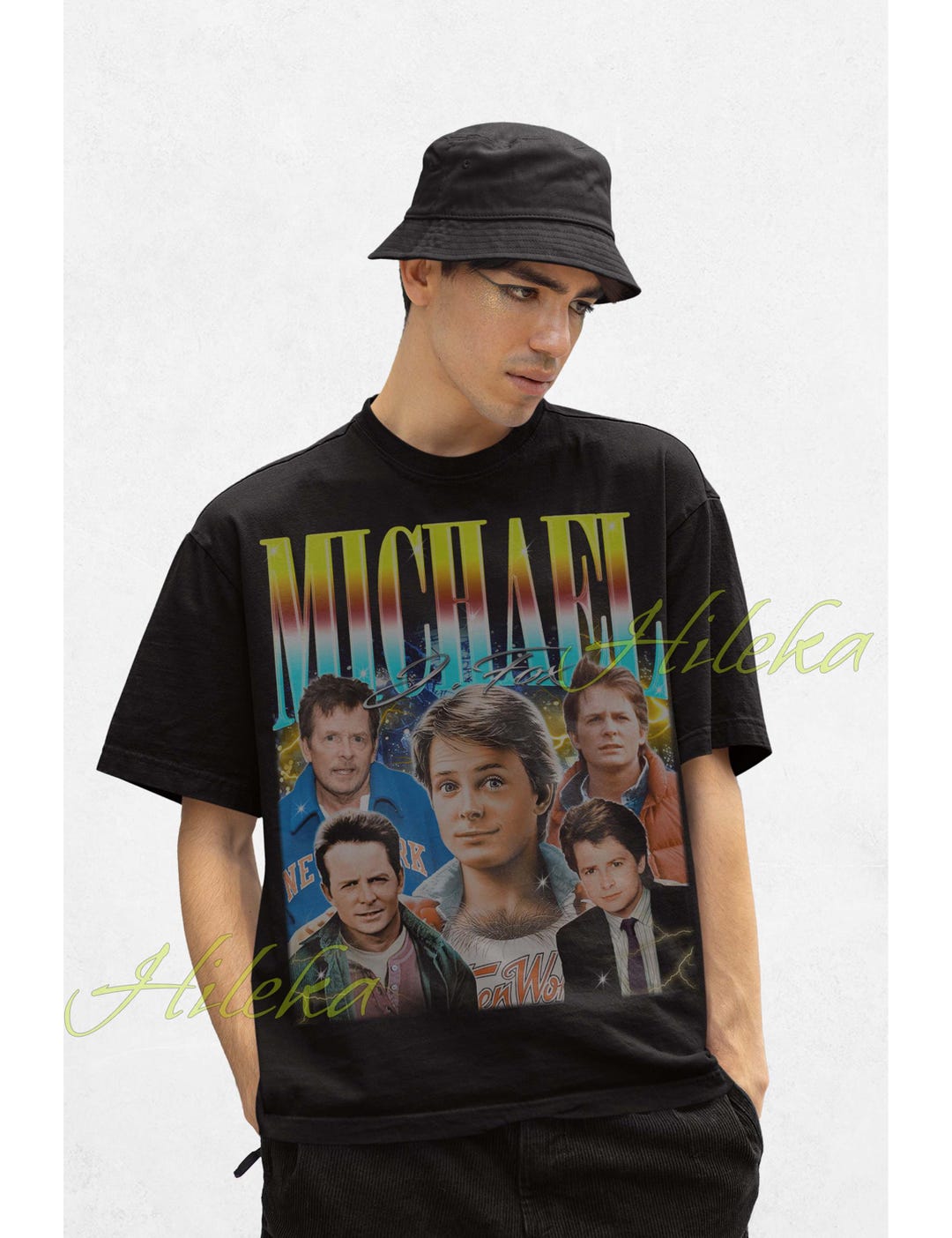 Michael J. Fox Shirt, Michael J Fox Homage T-shirt, Michael Andrew Fox ...