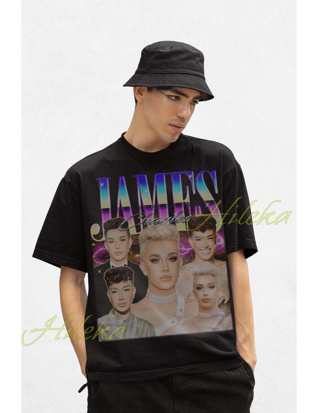 James Charles Retro Shirt, James Charles Homage Tshirt, James Charles ...