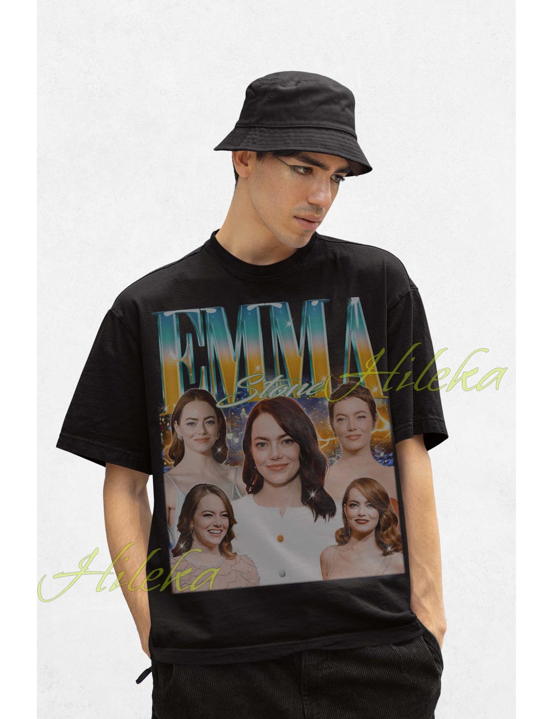 Emma Stone Retro Shirt, Emma Stone Tshirt, Emma Stone Tees, Emma Stone ...