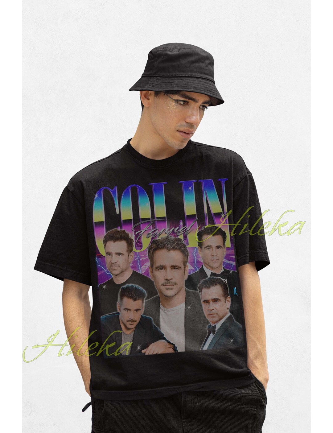 Colin Farrel Retro 90s Shirt, Colin Farrel Homage Tshirt, Colin Farrel ...