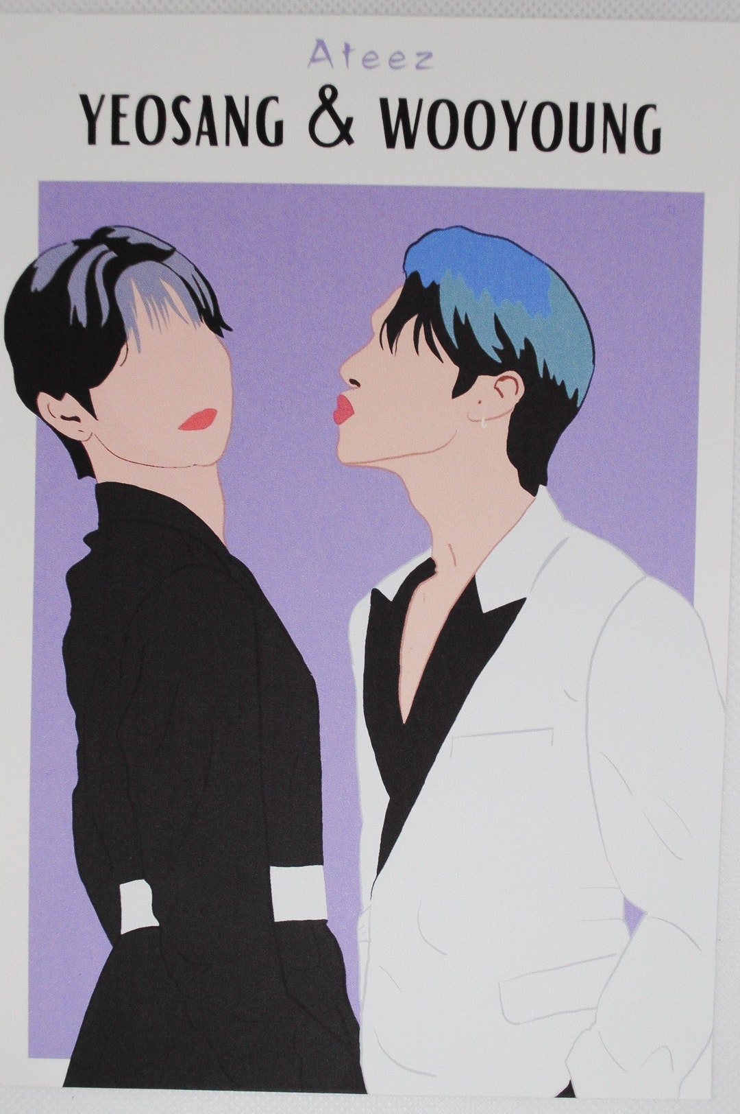 Illustration Ateez - Etsy