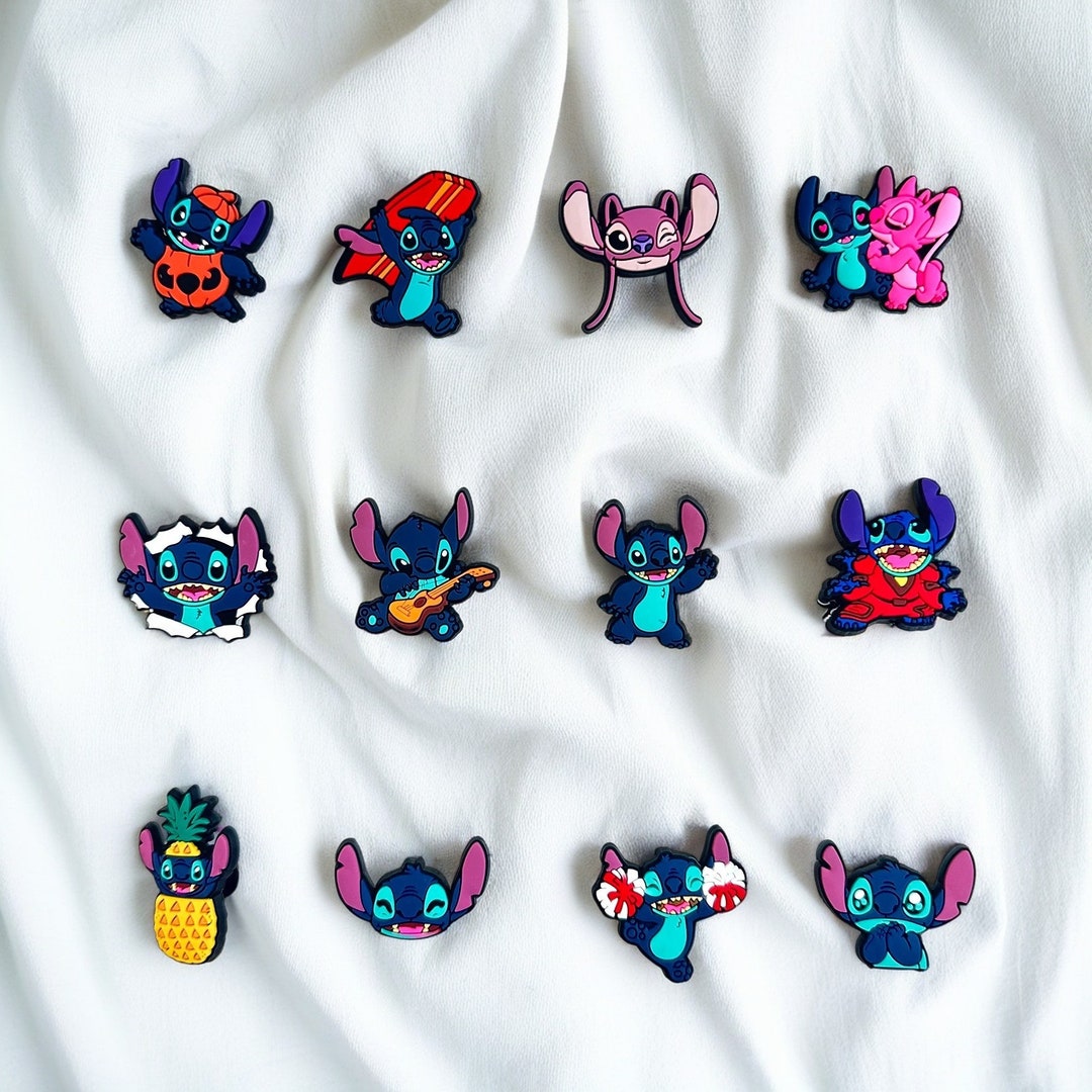 Stitch Shoe Charms Lilo Stitch Angel Characters Party Favor - Etsy
